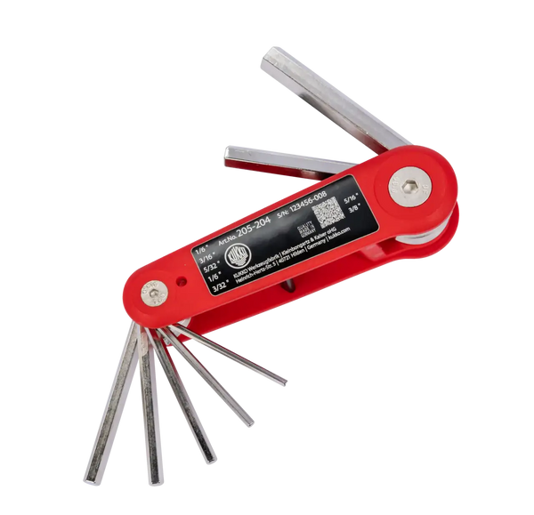 Kukko 205-204 Hand Clamp Holder With 2,5, 3,0, 4,0, 5,0, 6,0, 8,0 ...