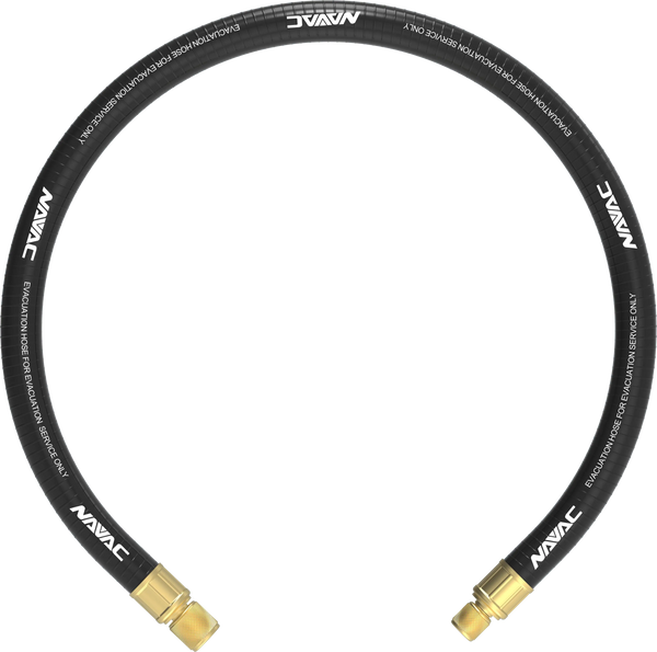 NAVAC NH34AC - Big Boy Evacuation Hose, Black, 3/4 Dia, 1/4 to 1/2 Fit ...