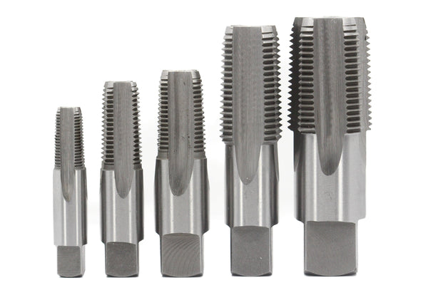 POUCSNPT5 5 Piece Carbon Steel NPT Pipe Tap Set 1/8" - 3/4" – Apollo ...